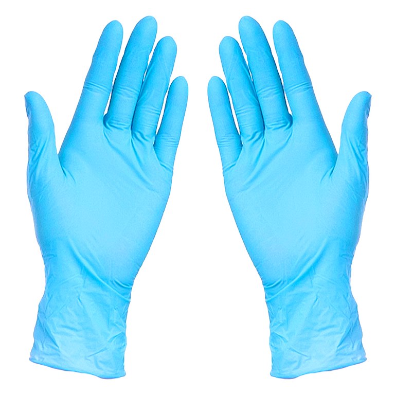 NITRILE GLOVES, nitrilne jednokratne rukavice, svetlo plave