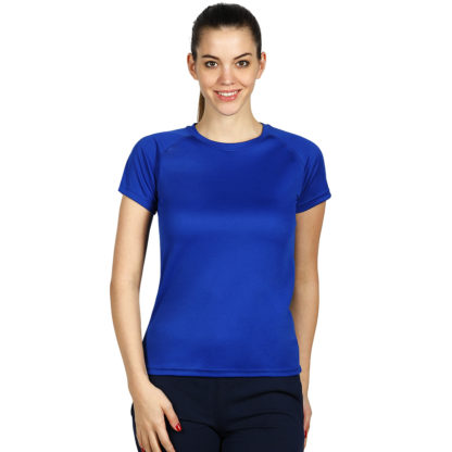 RECORD LADY, ženska sportska majica sa raglan rukavima, rojal plava