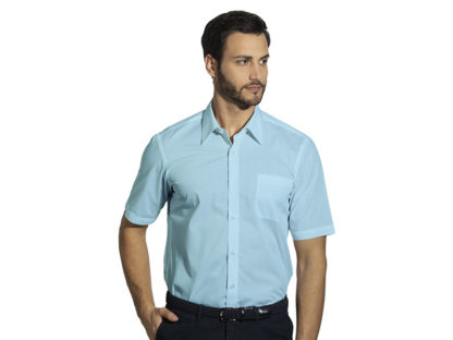 BUSINESS SSL MEN, muška košulja kratkih rukava, svetlo plava