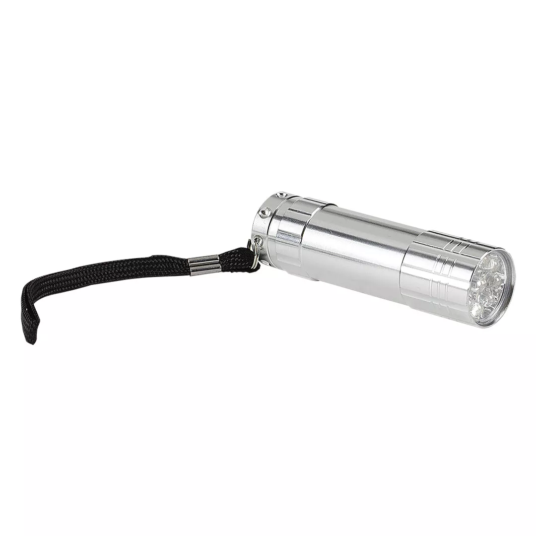 MAJORKA, baterijska lampa (9 led), srebrna