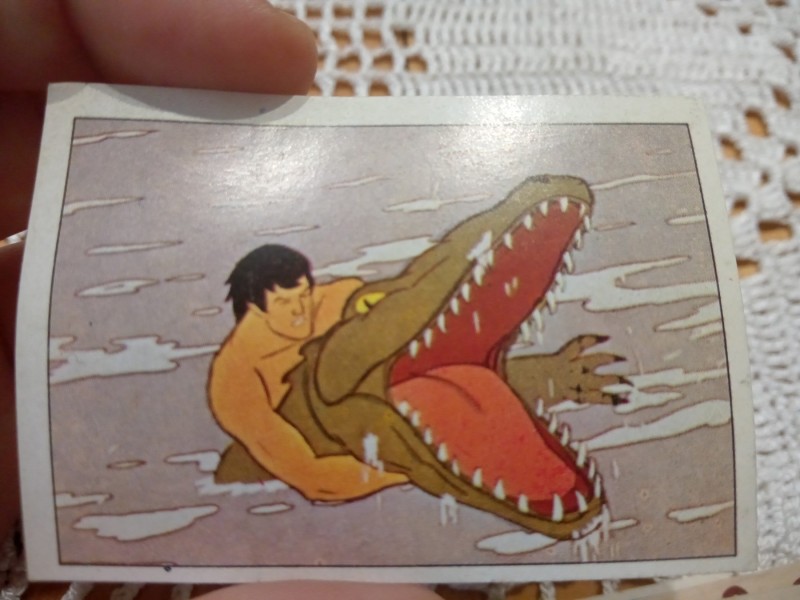 Sličica Tarzan 1982.g - Panini - Broj 60 -