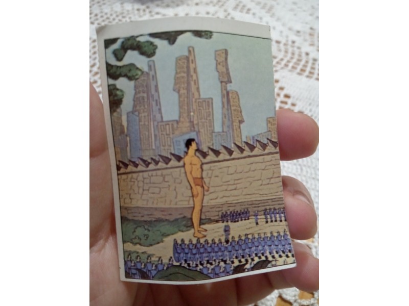 Sličica Tarzan 1982.g - Panini - Broj 75 -