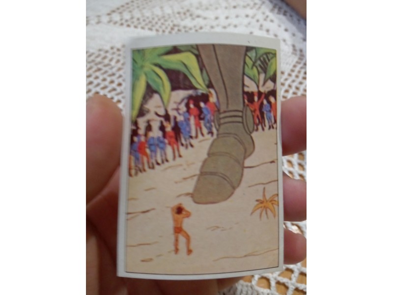 Sličica Tarzan 1982.g - Panini - Broj 78 -