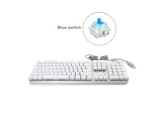 Tastatura Philips G405 mehanicka (Blue switch) bela