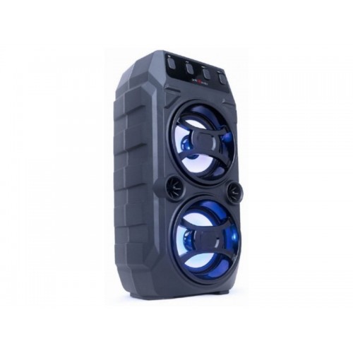 GEMBIRD Bluetooth karaoke zvučnik 2x5W, FM, USB,3,5mm, MIC 6,35mm, LED, Crni