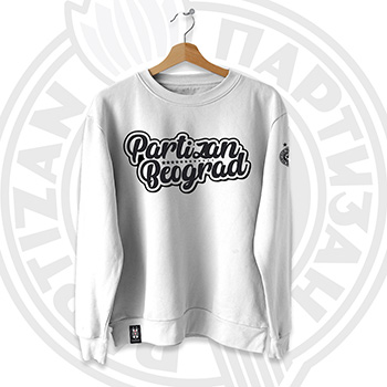 Beli dečiji duks "Partizan Beograd" FK Partizan (vel. 8-14) 4128