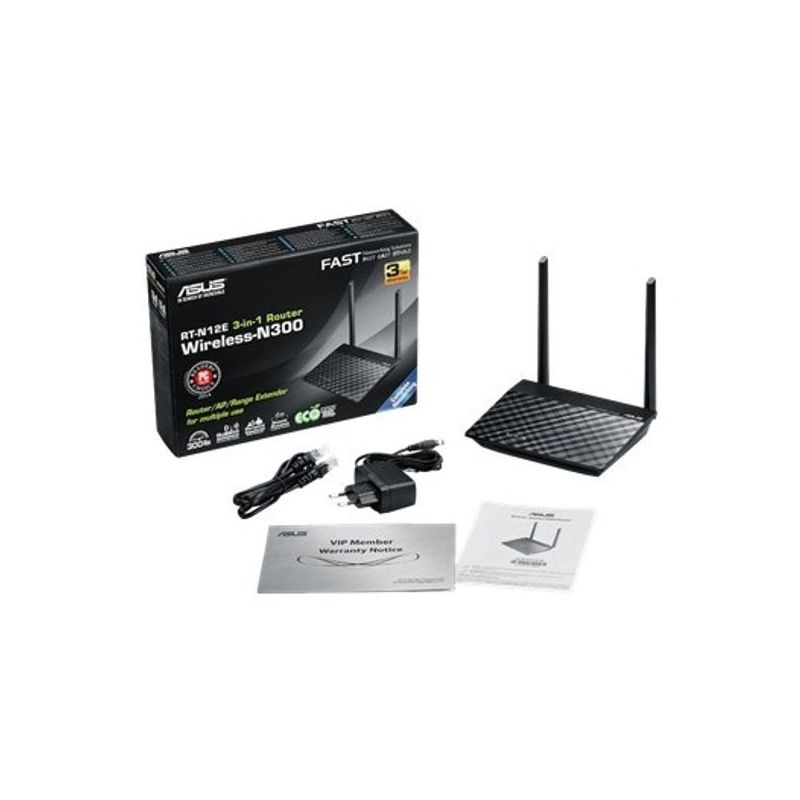 Bežični ruter ASUS RT-N12E Wi-Fi/ N300/ 300Mbps/2 antene