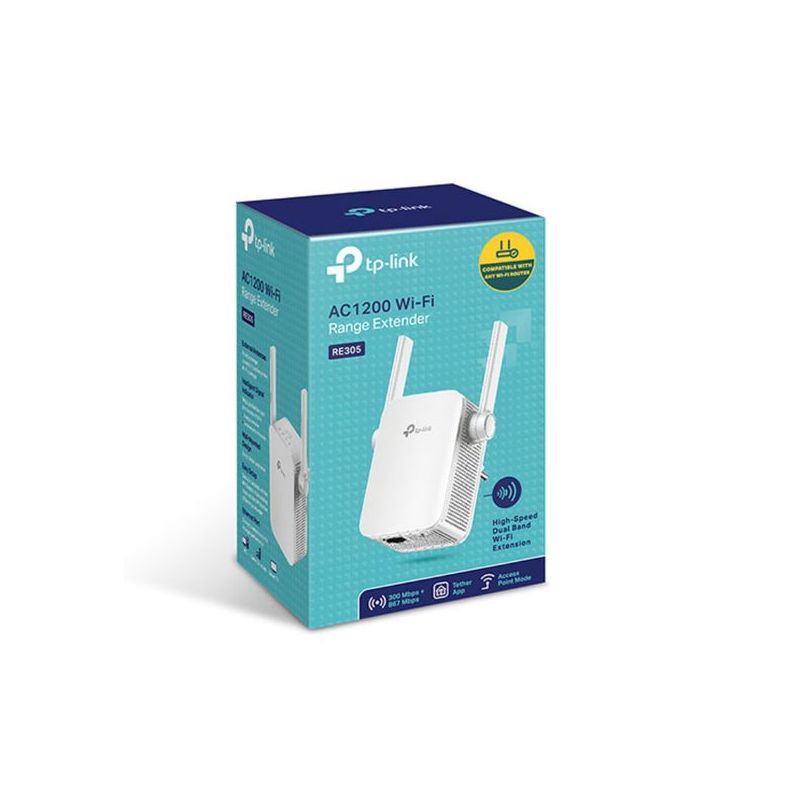 Ekstender dometa TP-LINK RE305 Wi-Fi/AC1200/867Mbps/300Mpbs/2 eksterne antene