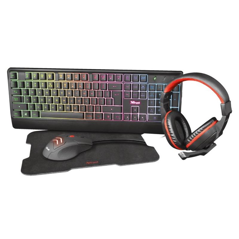 Gaming set TRUST Ziva žični/Tastatura/Slušalice/miš/podloga/