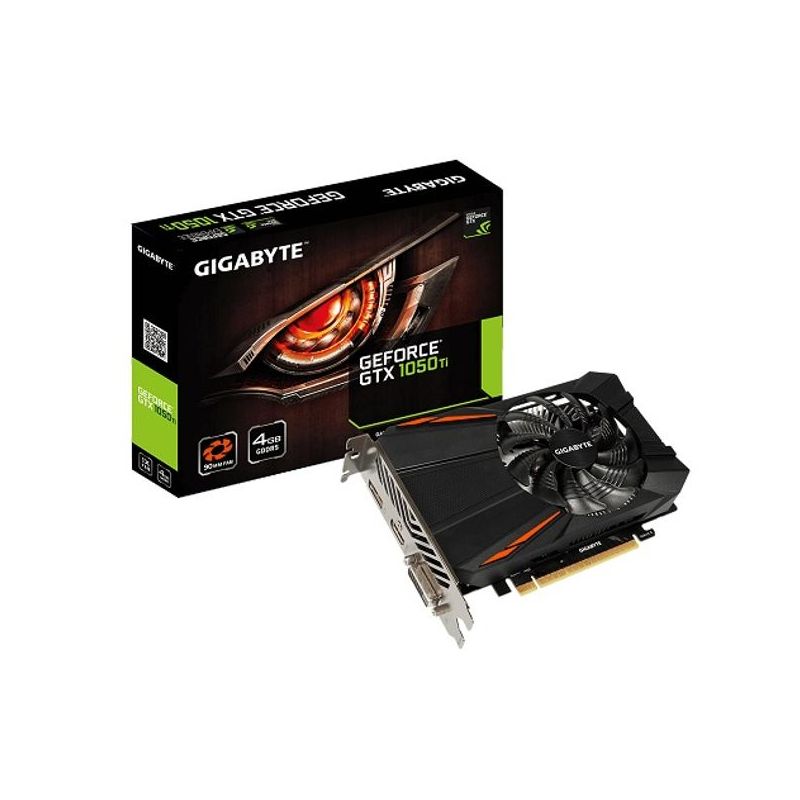 Grafička karta GIGABYTE GTX1050Ti GV-N105TD5-4GD 1.1 NVD/4GB/DDR5/128bit/crna