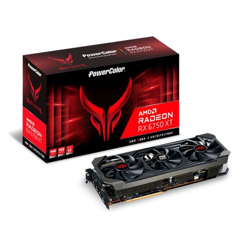 Grafička karta POWER COLOR Red Devil AXRX 6750XT 12GBD6-3DHE/OC AMD/12GB/GDDR6/192bit/crna