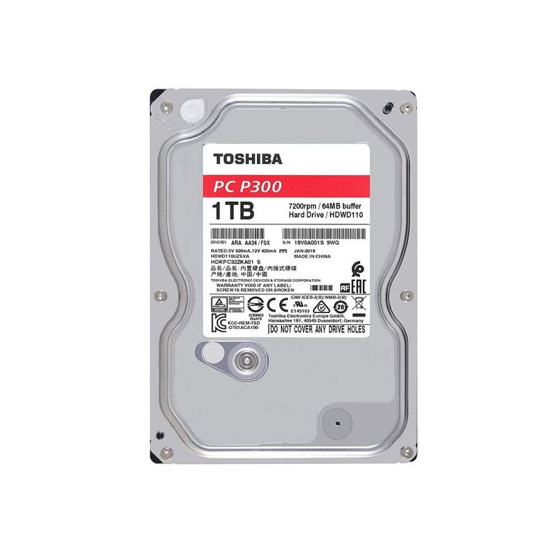 Hard disk TOSHIBA HDWD110UZSVA interni/1TB/3.5″/SATA3/siva