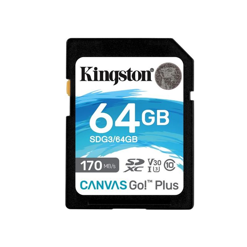 Kingston SDXC 64GB Class 10 U3 170MB/s-70MB/s SDG3/64GB