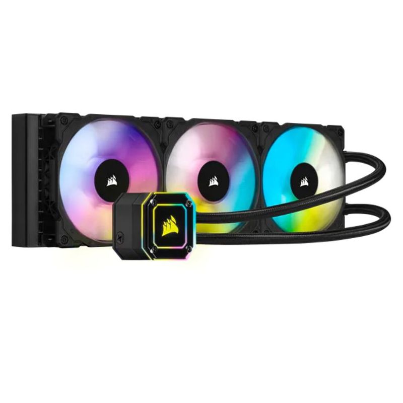 Kuler za PC CORSAIR iCUE H150i ELITE CAPELLIX/vodeno hlađenje/40cm ventilator /RGB/crna