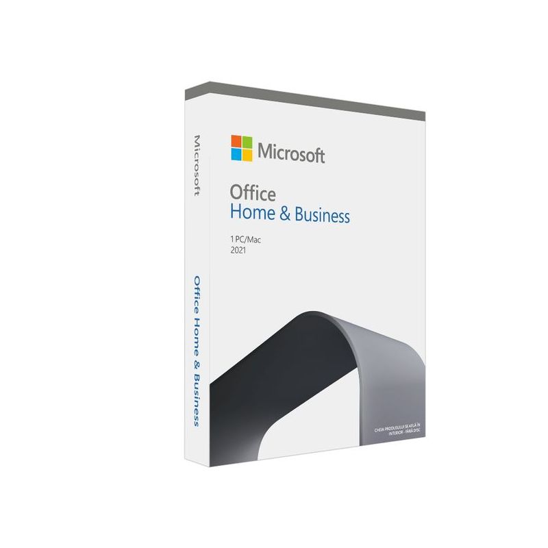 Licenca MICROSOFT Retail Office Home and Business 2021/English/PKC/1PC/1Mac