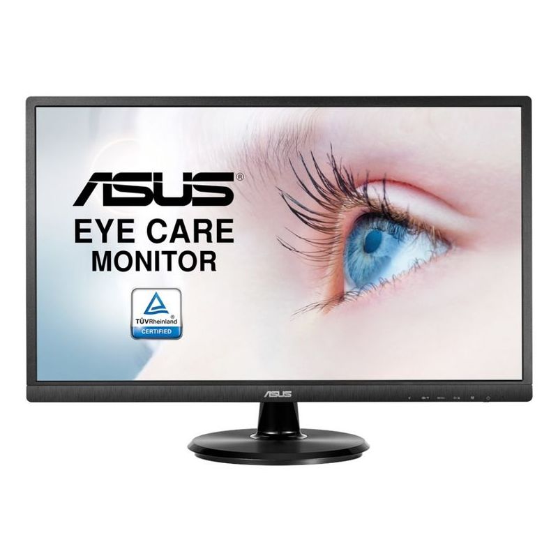 Monitor ASUS VA249HE 23.8″/VA/1920×1080/60Hz/5ms GtG/VGA,HDMI/VESA/crna