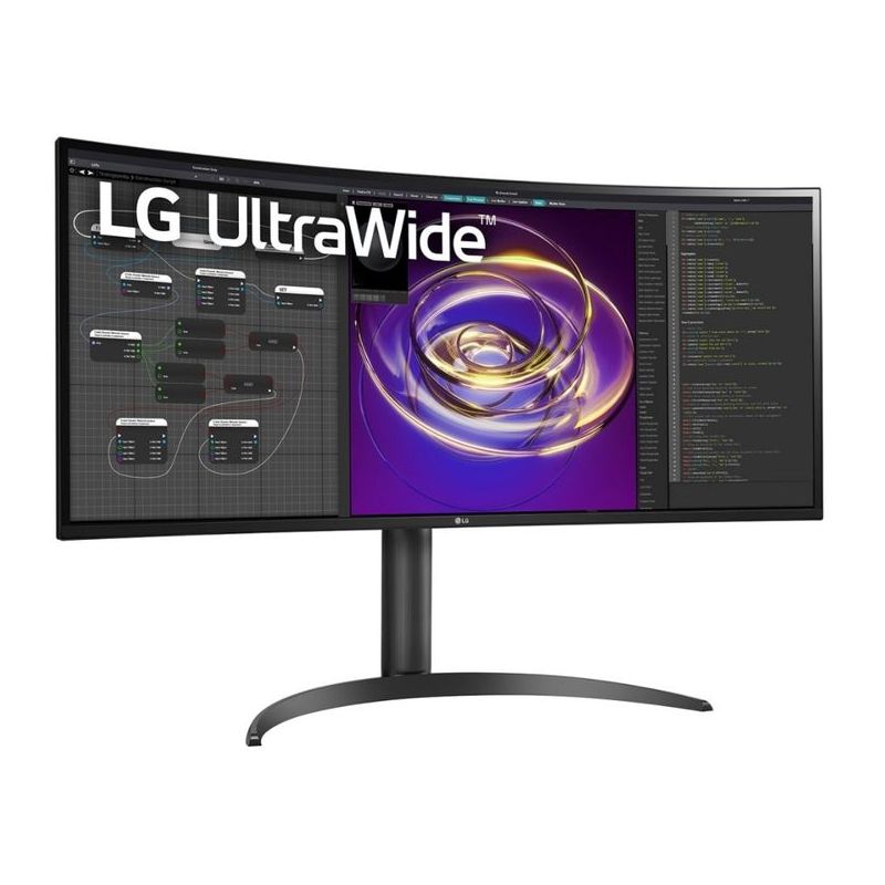 Monitor LG 34WP85C-B 34″/IPS,21:9,zakrivljen/3440×1440/60Hz/5ms GtG/HDMIx2,DP,USB/visina/VESA/crna