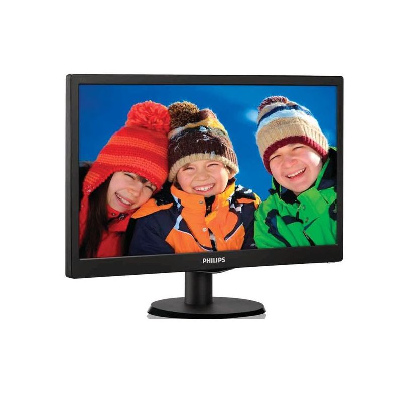 Monitor PHILIPS 193V5LSB2/10 18.5″/TN/1366×768/60Hz/5ms GtG/VGA/VESA/crna