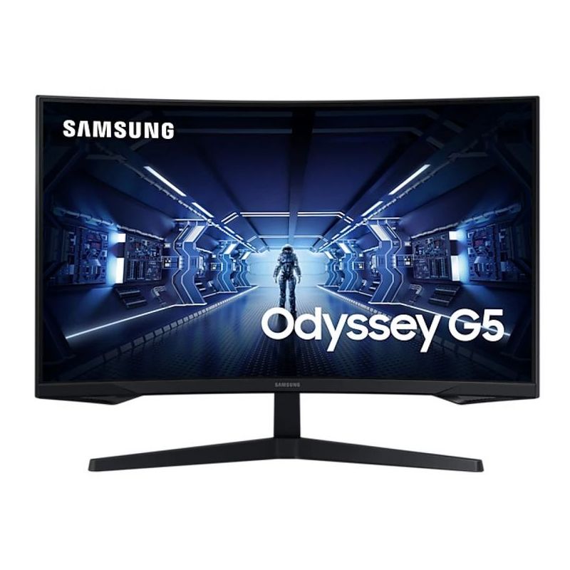 Monitor SAMSUNG LC27G55TQWRXEN 27″/VA,zakrivljen/2560×1440/144Hz/1ms MPRT/DMI,DP/Freesync/VESA