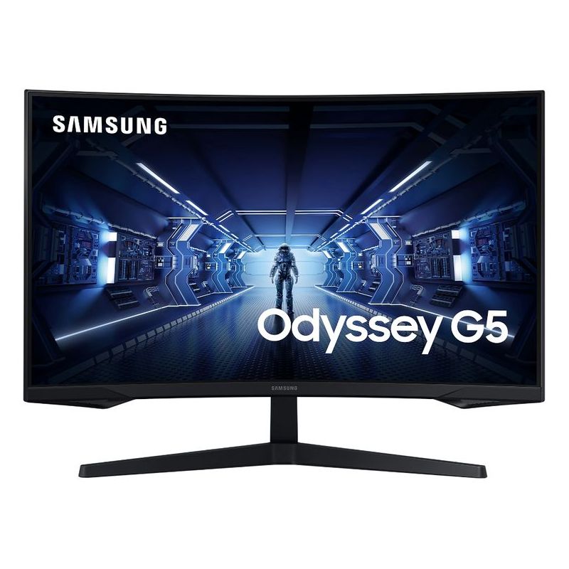 Monitor SAMSUNG LC32G55TQWRXEN 31.5″/VA,zakrivljen/2560×1440/144Hz/1ms MPRT/HDMI,DP/Freesync/VESA