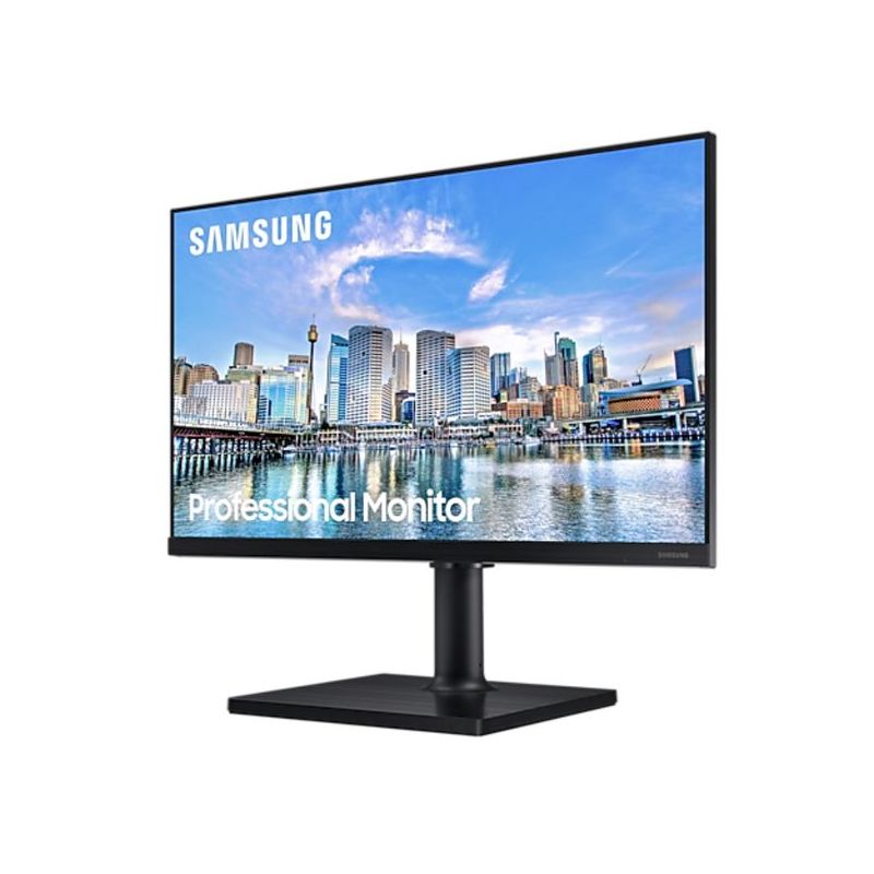 Monitor SAMSUNG LF24T450FQRXEN 24″/IPS/1920×1080/75Hz/5ms/HDMIx2,DP,USB/Freesync/pivot,visina/crna