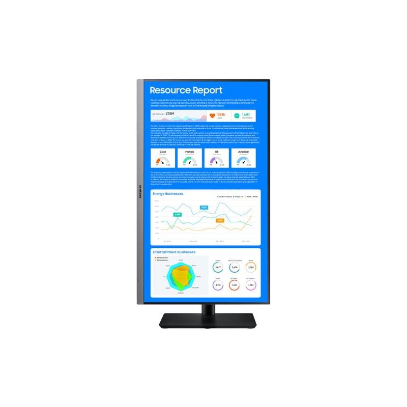 Monitor SAMSUNG LS27R650FDUXEN 27″/IPS/1920×1080/75Hz/5ms GtG/VGA,HDMI,DP,USB/VESA/pivot,visina