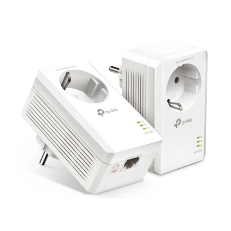 Powerline adapter TP-LINK TL-PA7017P KIT AV1000/1GB/HomePlug AV2/HomePlug AV/300m/utičnica