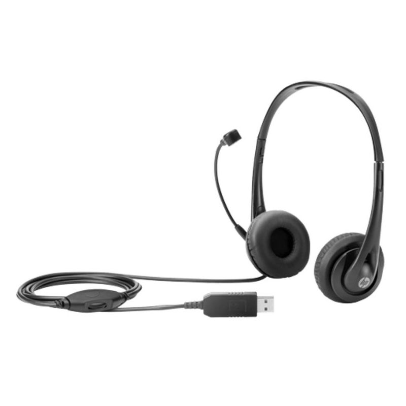 Slušalice HP Stereo žična/USB/T1A67AA/crna