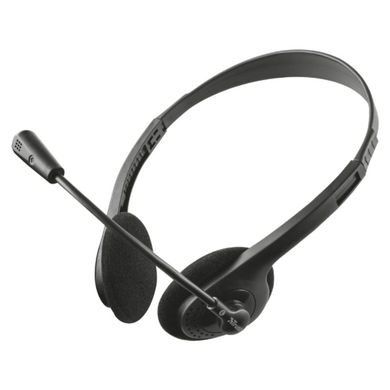 Slušalice TRUST Primo ChatHeadset žične/3,5mm+2×3,5mm/crna