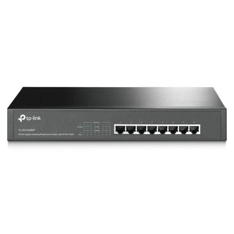 Switch TP-LINK TL-SG1008MP Gigabit/8x RJ45/10/100/1000Mbps/8x PoE+/Rackmount metalno kućište