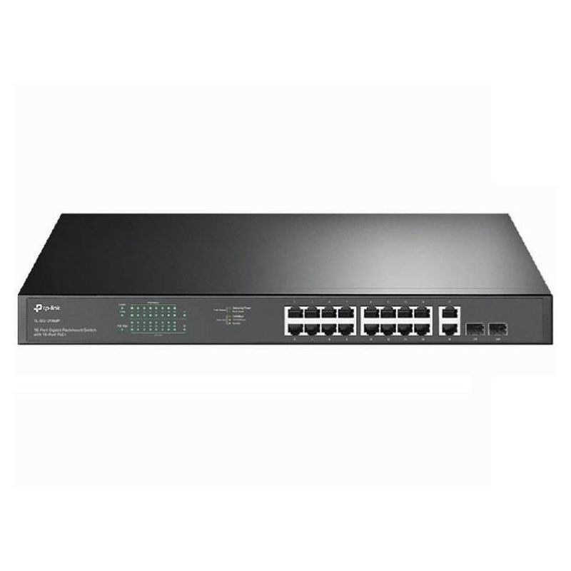 Switch TP-LINK TL-SG1218MP Gigabit/18xRJ4510/100/1000Mbps/16-Port PoE+/ Rackmount