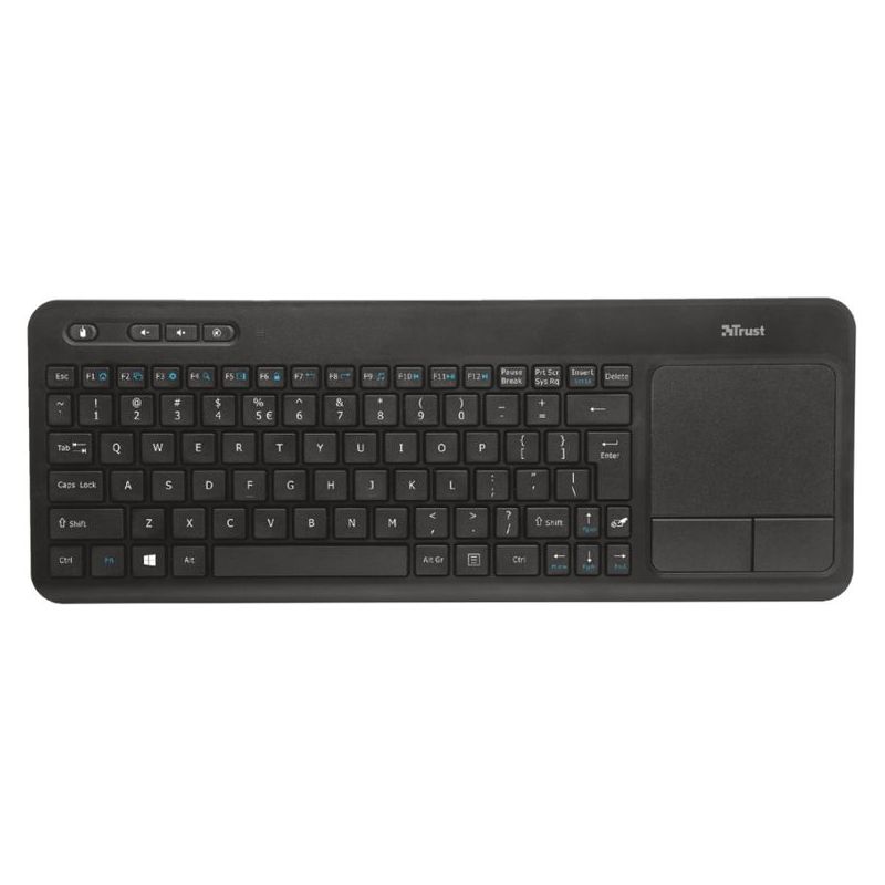 Tastatura TRUST Veza bežična/touchpad/smart TV/crna