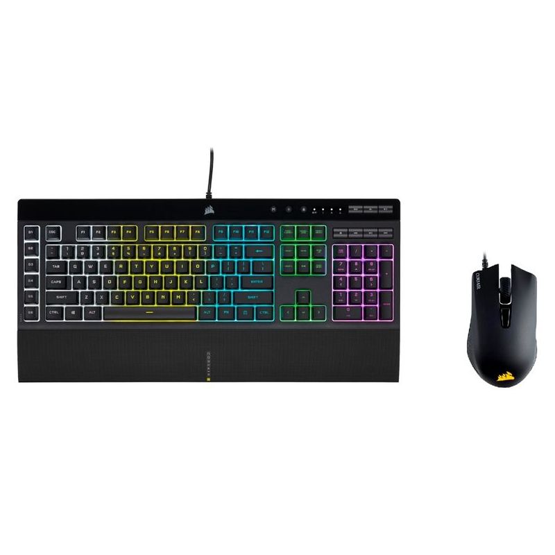 Tastatura+miš CORSAIR K55 RGB PRO+HARPOON RGB PRO žični/CH-9226865-NA/gaming/RGB/crna