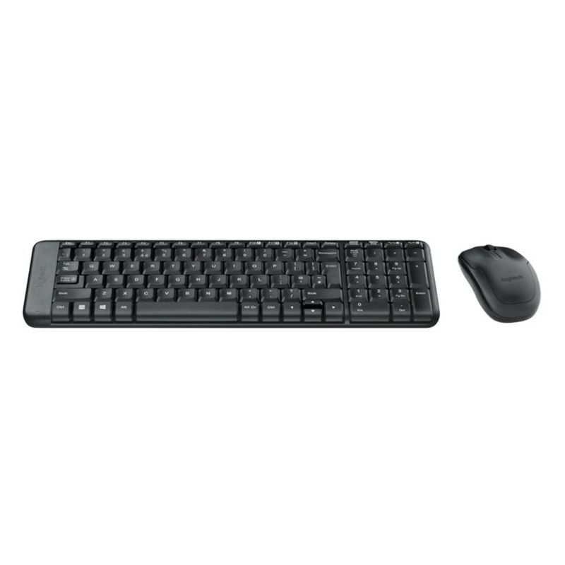 Tastatura+miš LOGITECH MK220 bežični set/US/crna