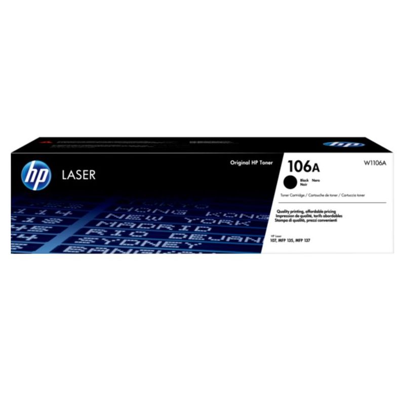 Toner HP 106A Black Original Laser Toner Cartridge