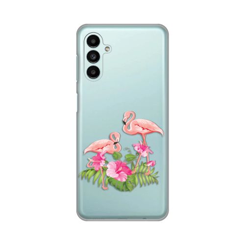 Silikonska futrola - maska print Skin za Samsung A136 Galaxy A13 5G/A047 Galaxy A04s Flamingo