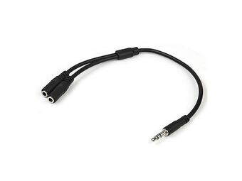 E-green Adapter Audio 3.5mm stereo (M) - 2x 3.5mm stereo (F)