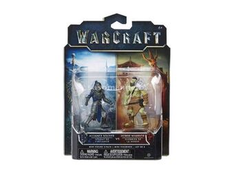 Warcraft Mini Figure 2-Pack Alliance Soldier vs. Horde Warrior 6 cm