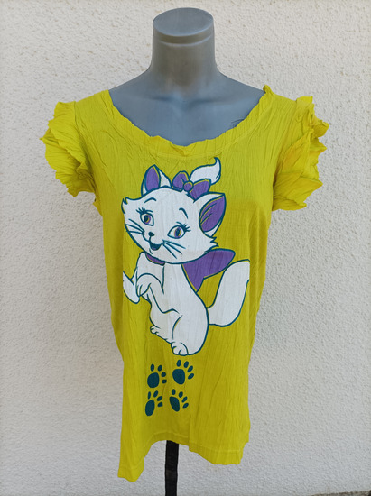 Žuta/Zelena Majica Aristicats XL