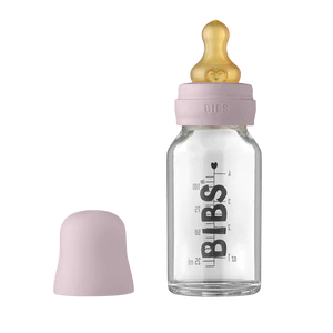 BIBS staklena flašica 110ml - Dusky Lilac
