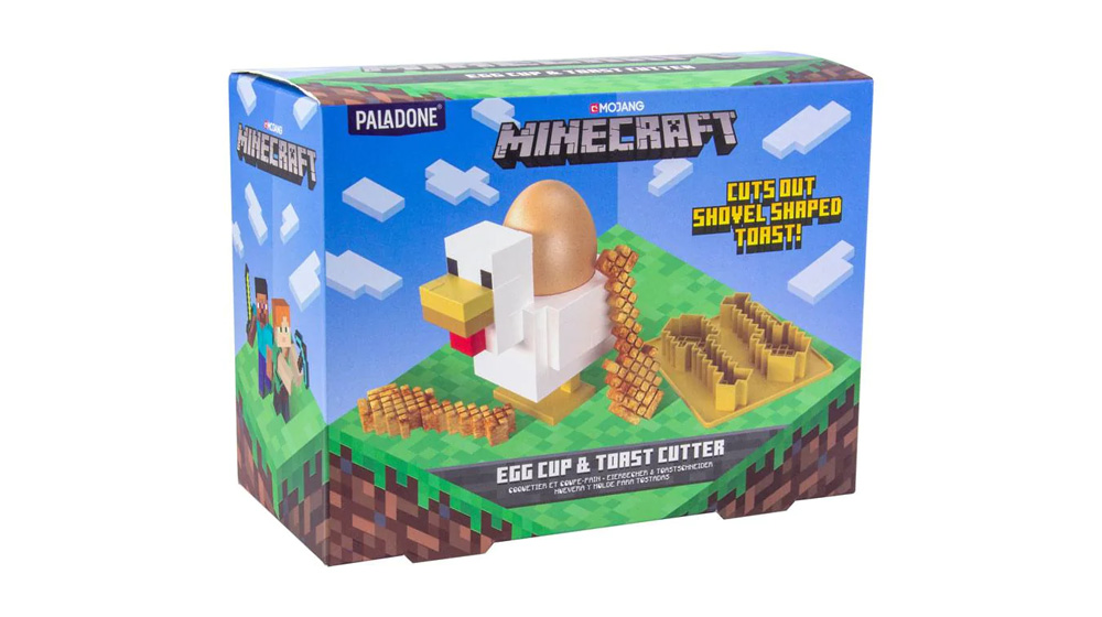 Minecraft Chicken Egg Cup and Toast Cutter V2