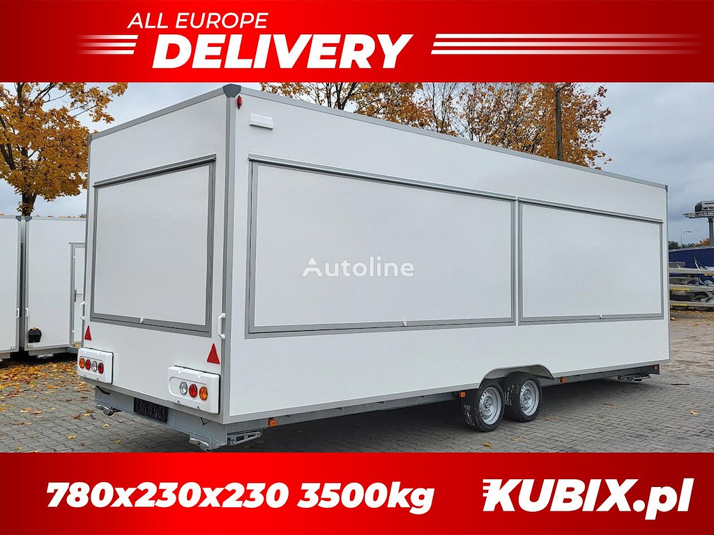 Nova Kubix H35784Tn Niewiadów Remorque -très long 780x230x230 prikolica kiosk