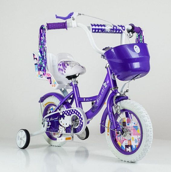 Bicikl dečiji veličina 12 miss cat violet
