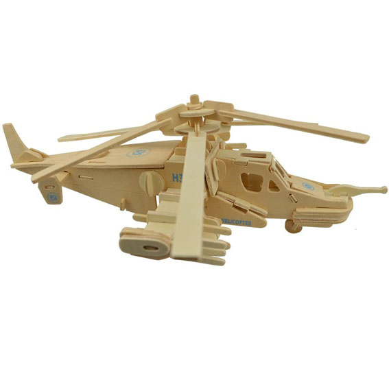 Drvena slagalica konstruktor helikopter