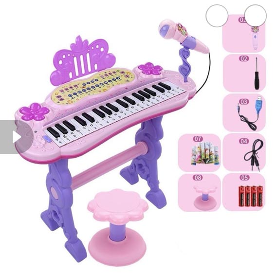 Piano,klavir sa mikrofonom,karaoke i MP3 priključak