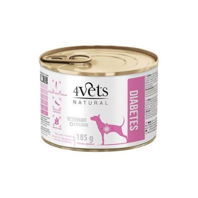 4Vets Natural Dog Veterinarska Dijeta Diabetes 185g