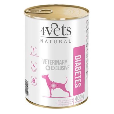 4Vets Natural Dog Veterinarska Dijeta Diabetes 400g