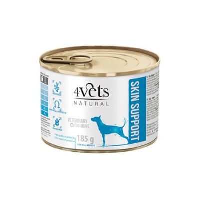4Vets Natural Dog Veterinarska Dijeta Skin Suport 185g