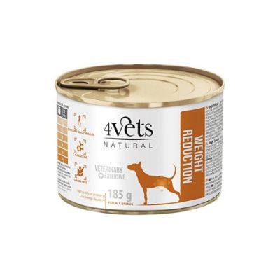 4Vets Natural Dog Veterinarska Dijeta Weight Reduction 185g