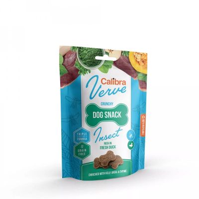 Calibra Dog Verve Crunchy Poslastica Insekti & Pačetina 150g